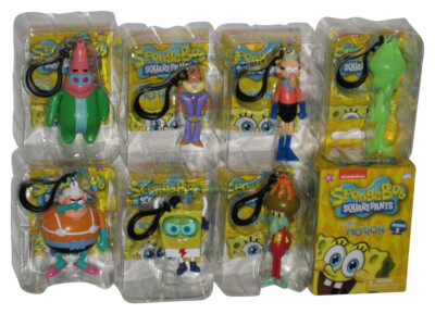 Spongebob Squarepants Chibi In Motion (2023) Figure Keychain 7pc ...