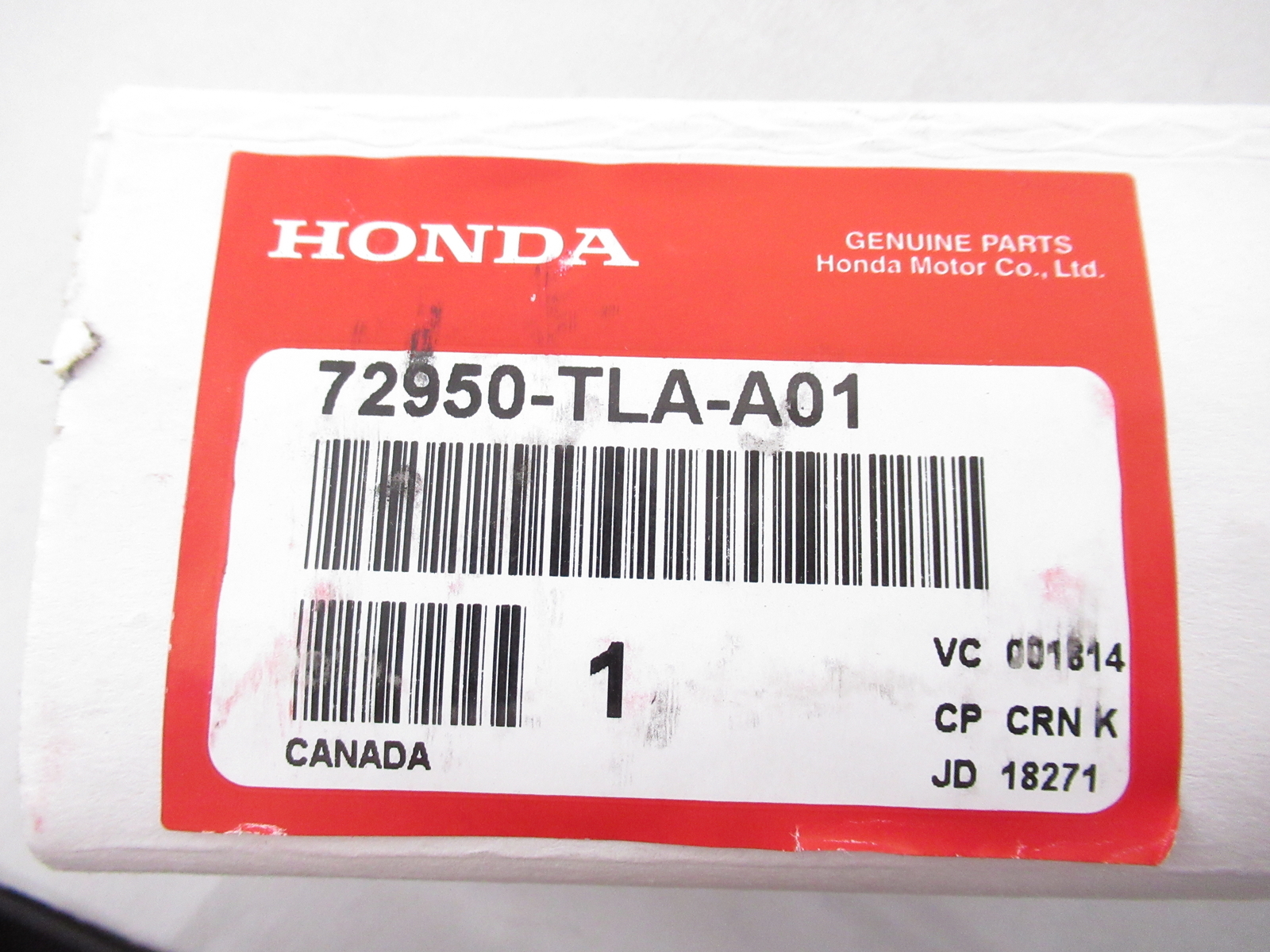 Genuine OEM Honda 72950-TLA-A01 Driver Rear Door Belt Molding 2017-2021 ...