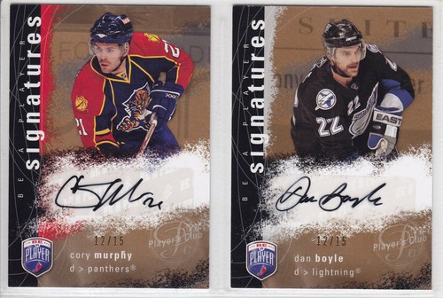 2007-08 UD BAP DAN BOYLE AUTO /15 PLAYERS CLUB S-BO Autograph ...