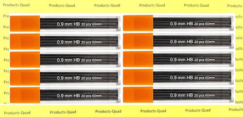 0.9 mm Mechanical pencil lead refills .9mm leads refills, 200 leads | eBay