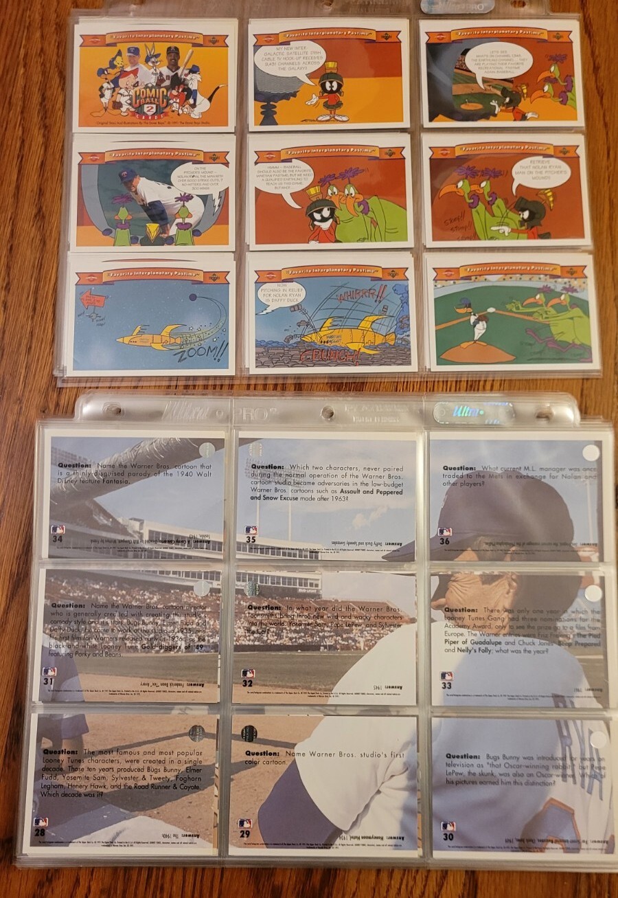 1991 UPPER DECK COMIC BALL 2 TRADING CARD SET ~ 2 COMPLETE SETS (1-99 ...