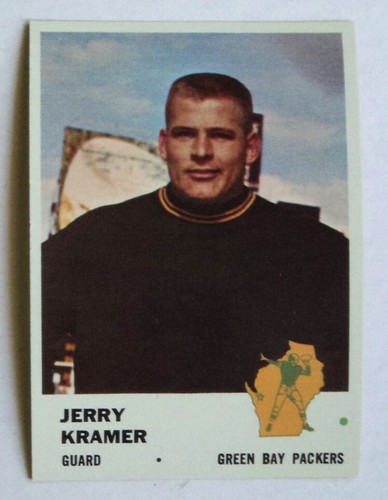 1961 Fleer Football #95 Jerry Kramer RC Packers MINT - | eBay