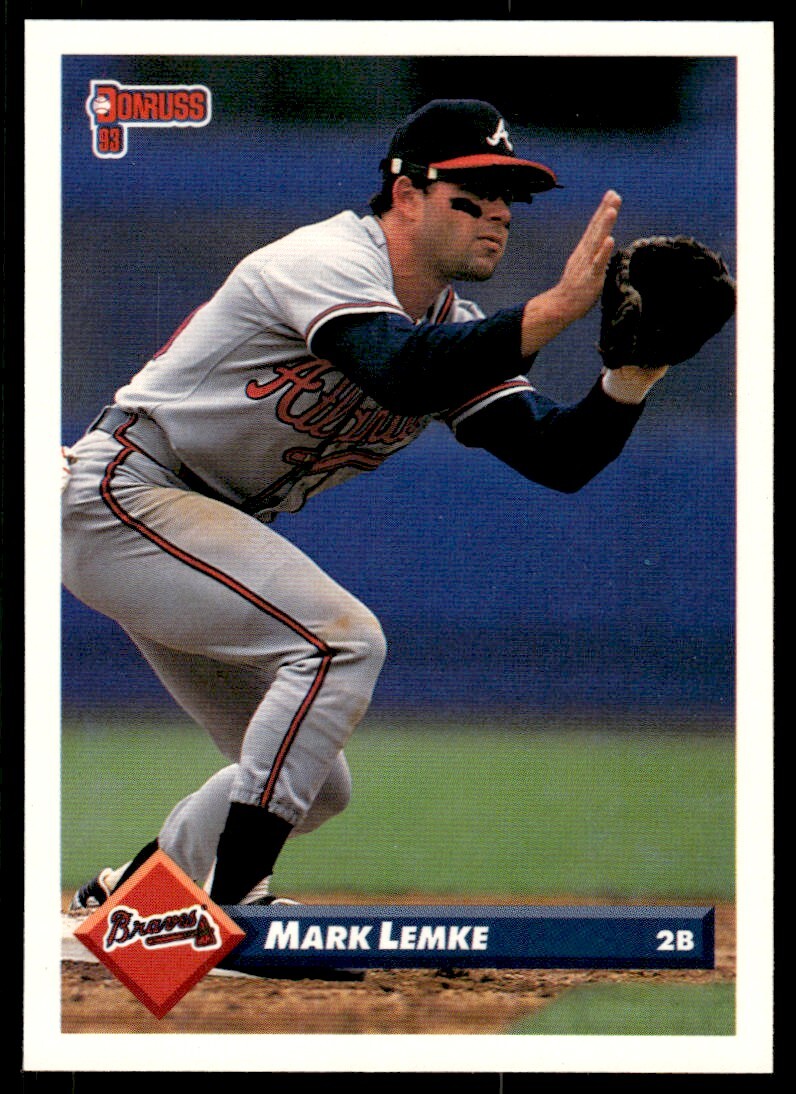1993 Donruss Baseball Card Mark Lemke Atlanta Braves #316 | eBay