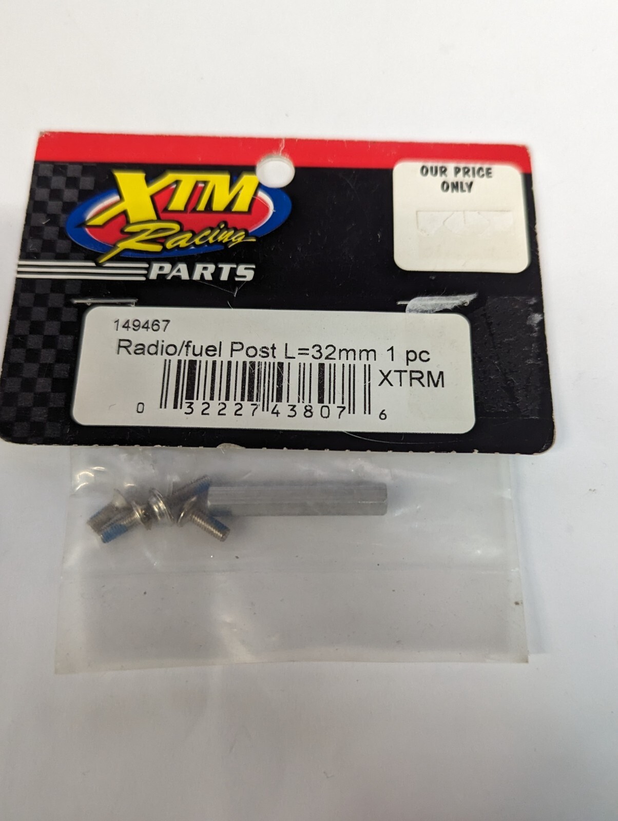 XTM RACING PARTS Radio/Fuel Post 32mm 1 pc. XTRM XTM149467 32227438076 ...