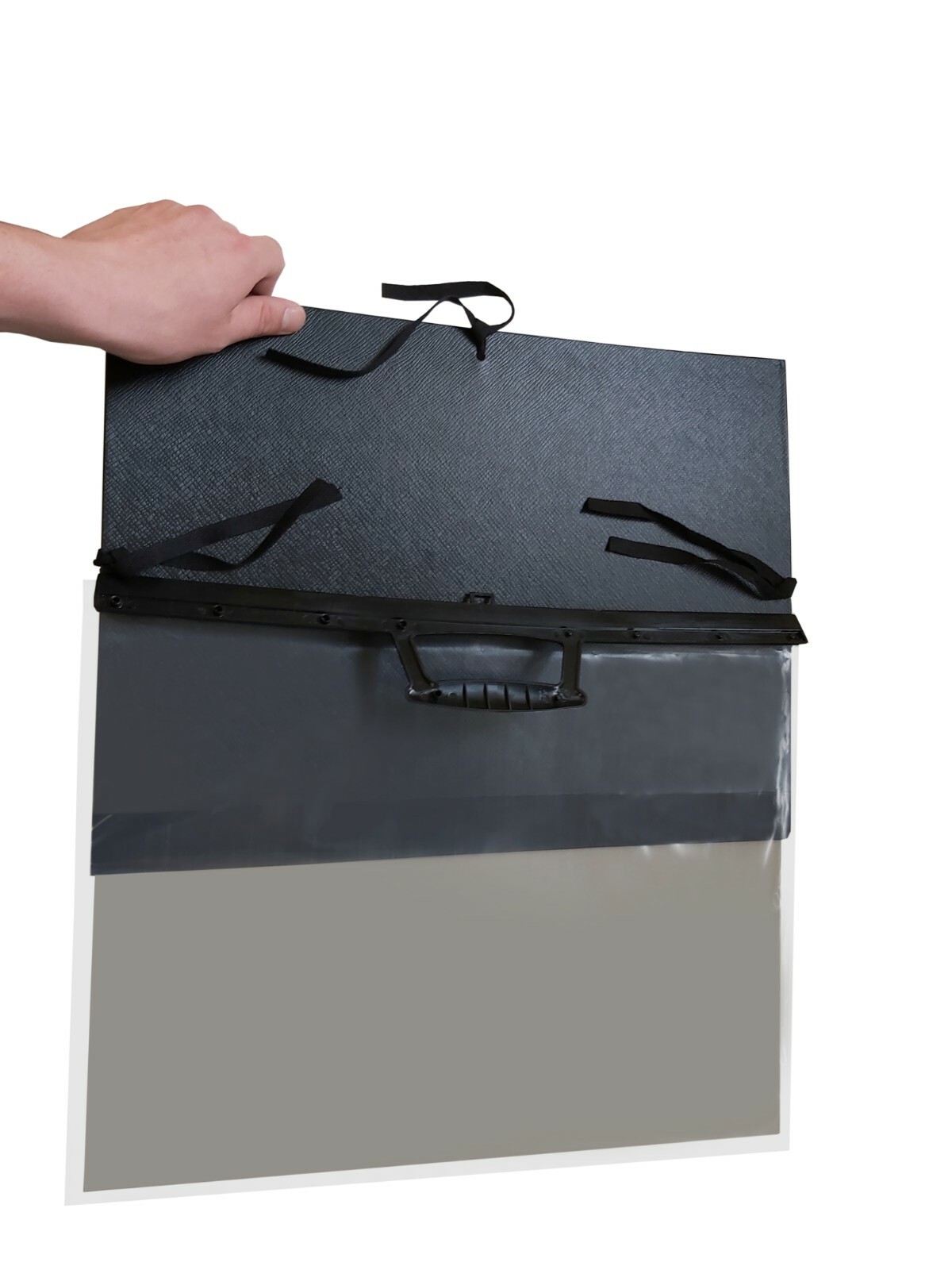 Artwork Vintage Retro Portfolio Binder Carrier Document lace cords Acid ...