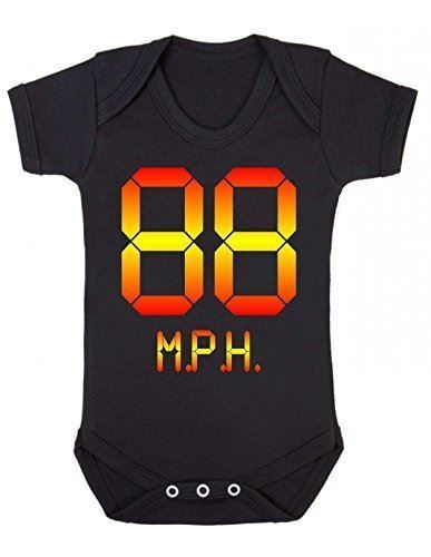88 MPH Babygrow Back to the Future Inspired Marty Mcfly Movie | eBay