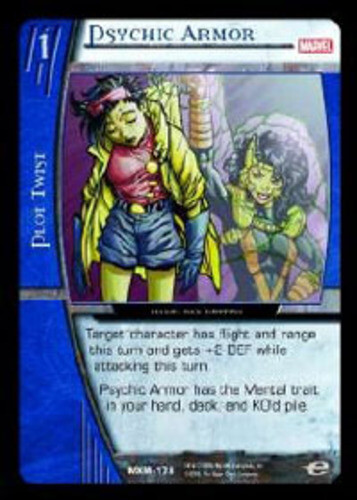 VS System: Psychic Armor [Played] Marvel X-Men TCG CCG Classic Marvel ...