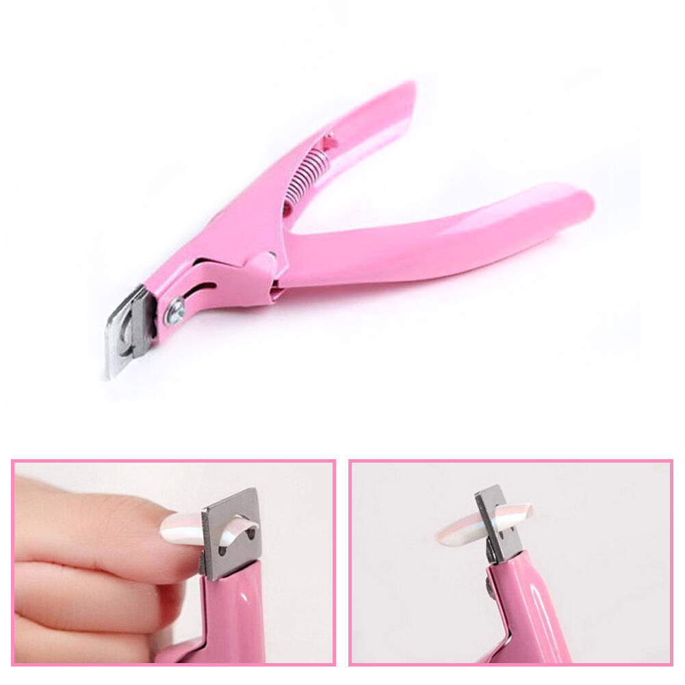 Manicure Tips Cutter Acrylic Nail Scissors Nail Clipper U Edge Nail Art ...
