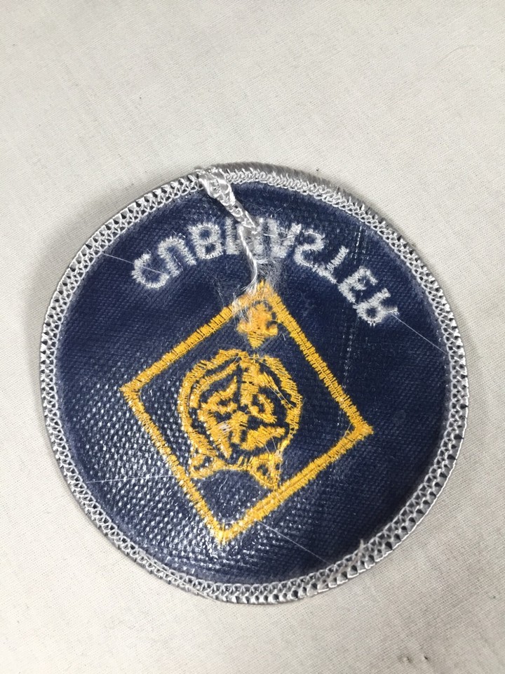 1970's Cub Scout Pack Cubmaster plastic back BSA Rank Patch | eBay