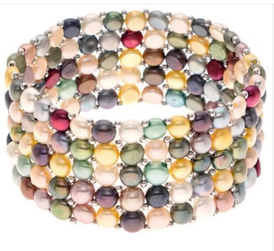 Mitzuko Pearls Women's Multicoloured Freshwater Pearl Bracelet NEW with ...