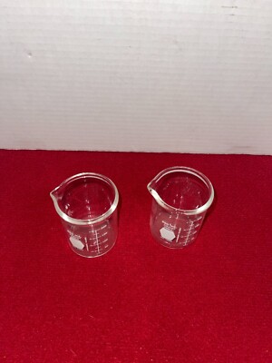 Set Of 2 Kimax Kimble 250 ml Glass Beaker No. 14005 Chemistry Science ...