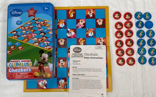 Disney Mickey Mouse Clubhouse Mini Checkers Game for Children age 3 ...