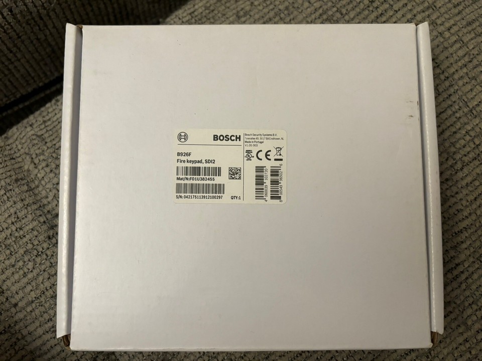 BOSCH B926F - SDi2 B926f Fire Keypad Bg Series | eBay