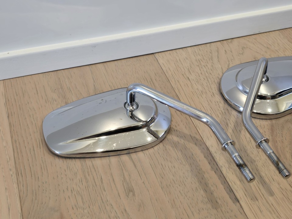 Oem Harley Touring Softail Dyna Tapered Short Stem Genuine Mirrors ...