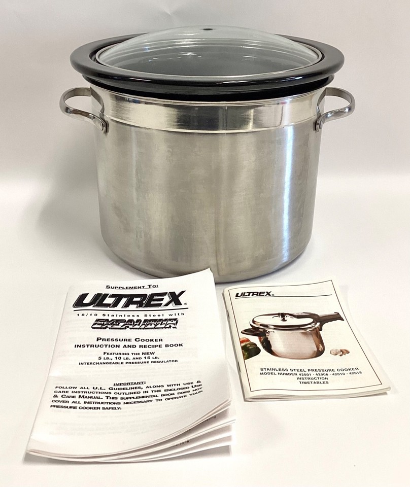 Ultrex Stainless Steel Pressure Cooker 9" Tall and 12 Inches in Diameter | eBay