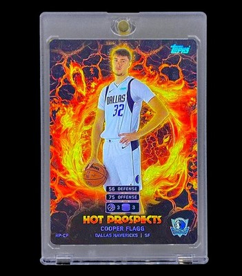 COOPER FLAGG ROOKIE FIRE HOLO RARE SP Insert 2025-26 Topps Non Auto ...