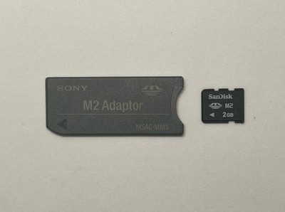 Sony 1Gb Memory Stick M2+Adapter For Sony DSC-P100 P73 S40 F717 W1 W5 ...