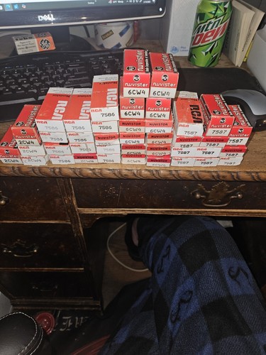 VINTAGE LOT OF 40 RCA NUVISTORS 2CW4 6CW4 7586 7587 | eBay