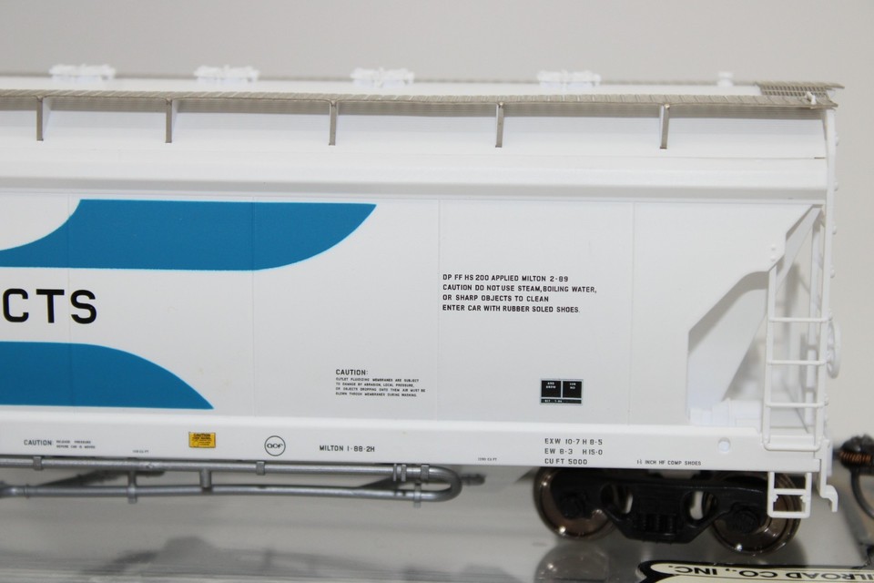 Atlas HO Scale ACFX Corn Products ACF PressureAide Covered Hopper Car ...