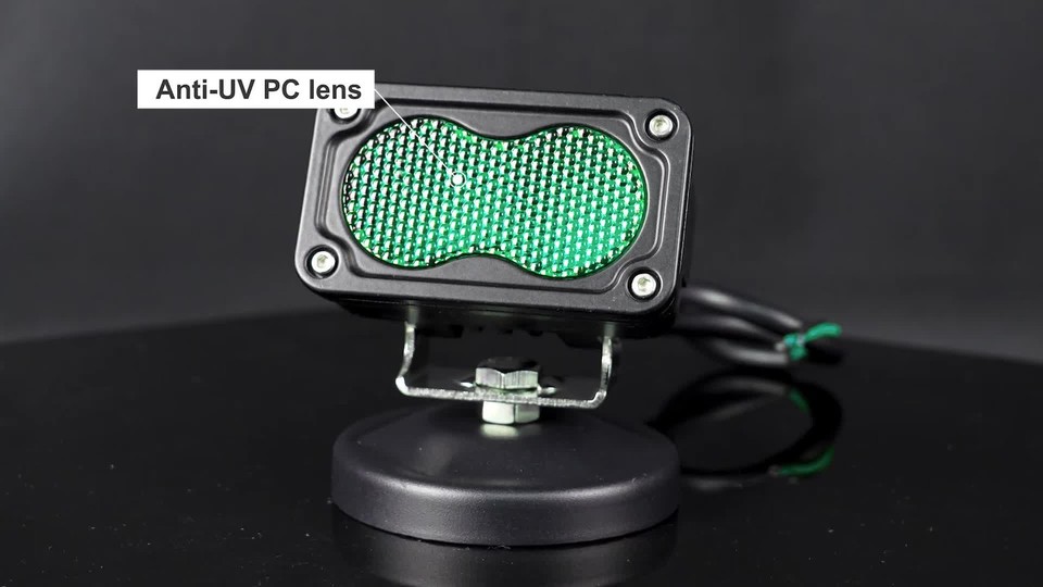 2x Green LED Work Light Bar Hog Deer Hunting Light for Night Hunting ...