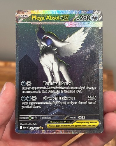 Pokémon Mega Evolution Mega Absol EX SAR 180/132 PACK FRESH! CLEAN 🔥 | eBay