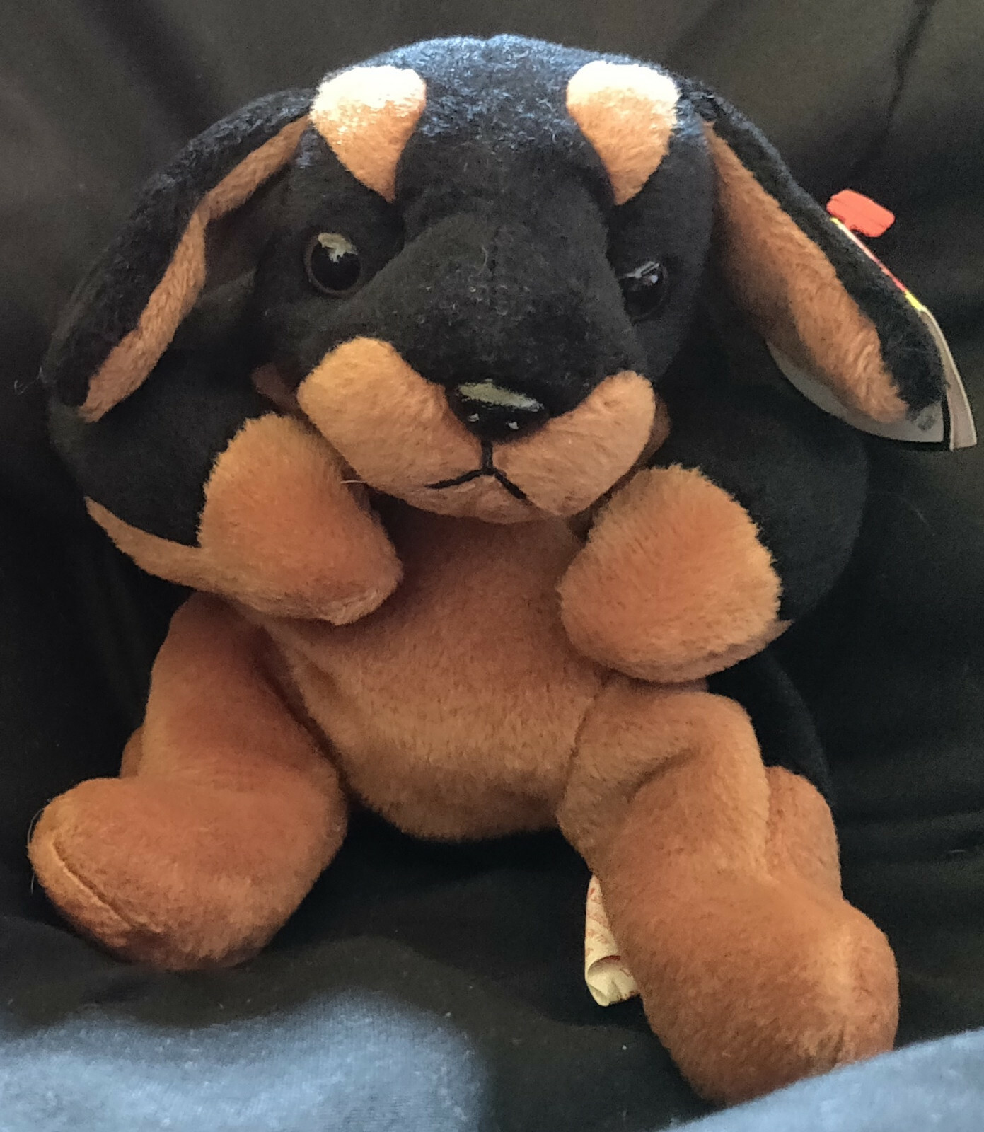 RARE TY BEANIE BABY BABIES 1996 DOBY DOBERMAN DOG | eBay