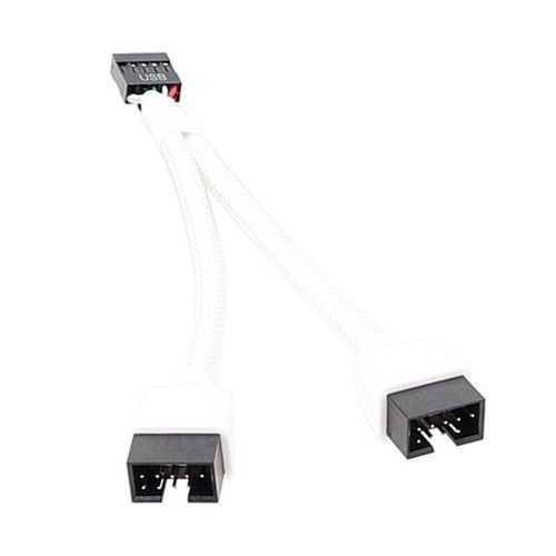 USB 9Pin Splitter Shielded USB 2.0 9Pins to Two 9 Pin Splitter Cable ...