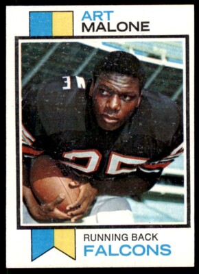 1973 Topps Football Cards Art Malone Atlanta Falcons #64 | eBay