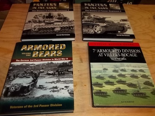 Lot of 4 books about army tanks & WWII | eBay
