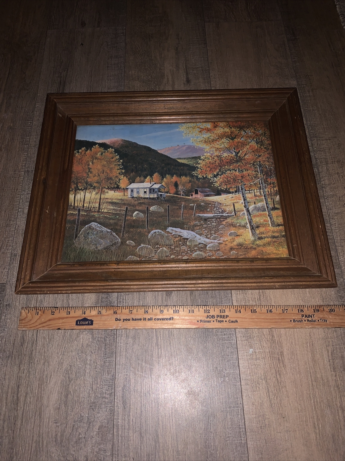 Harold Shelton Mountain Side VTG Art | eBay