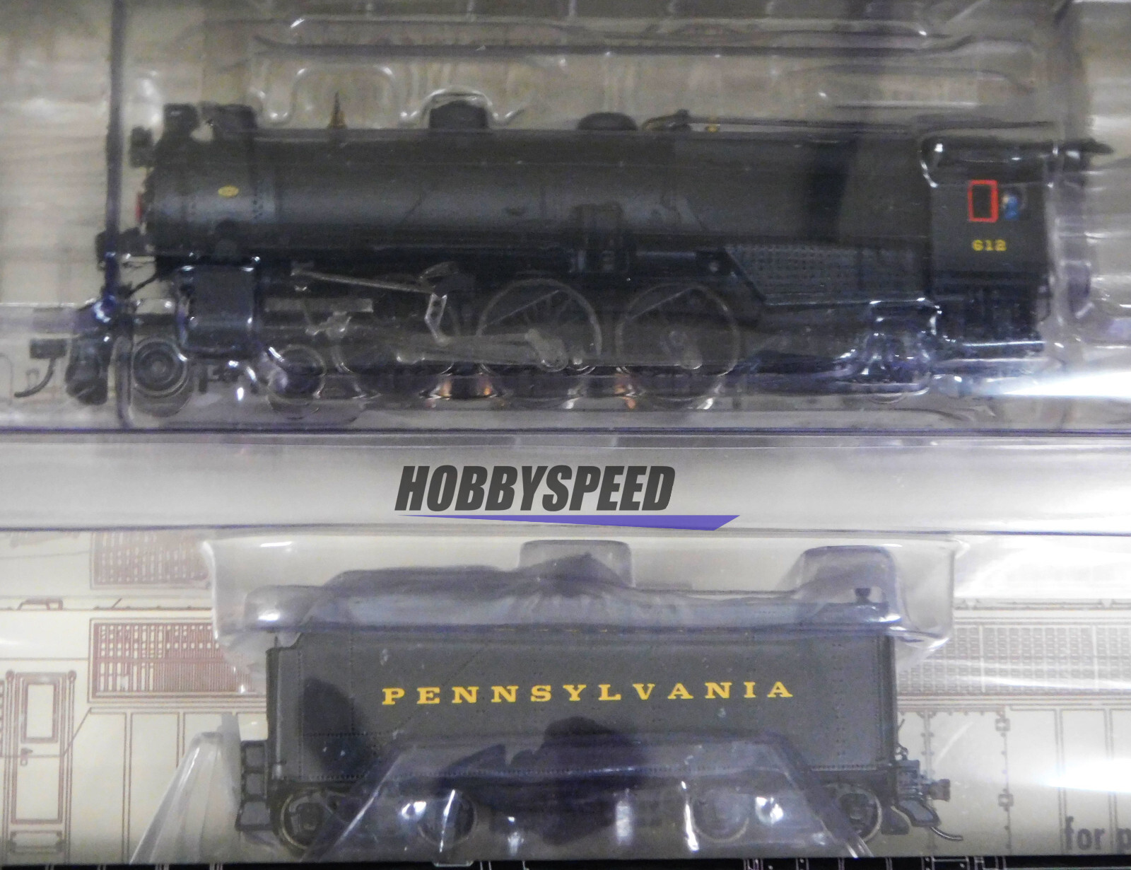 BACHMANN PRR K4 4-6-2 STEAM LOCOMOTIVE ENGINE #612 w/ DCC HO SCALE ...