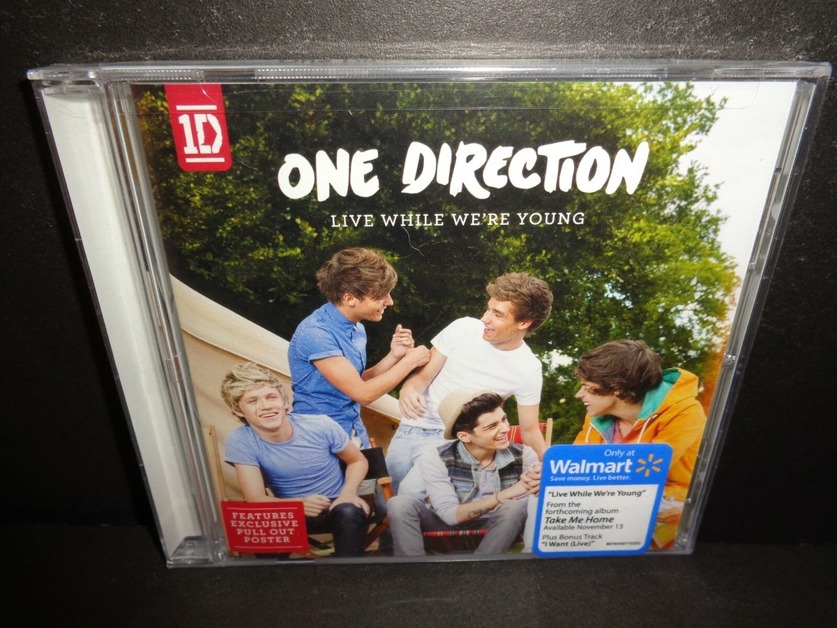 One Direction Live While Were Young Album Cover Live While We're Young