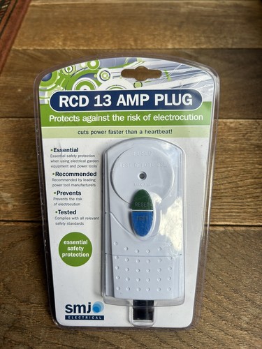 RCD 13 AMP PLUG SMJ Electrical 240v 13A | eBay UK