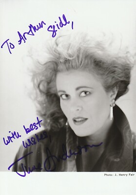Opera Great Soprano JUNE ANDERSON - Charming Hand Signed Photo 18x12 ...