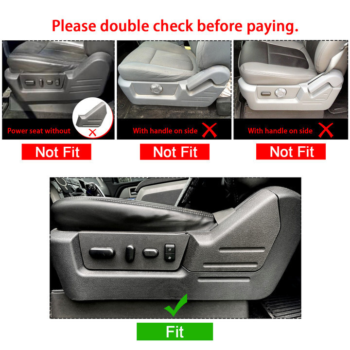 2009-2014 Ford F150 Left Driver Power Seat Valance Panel | Black ...