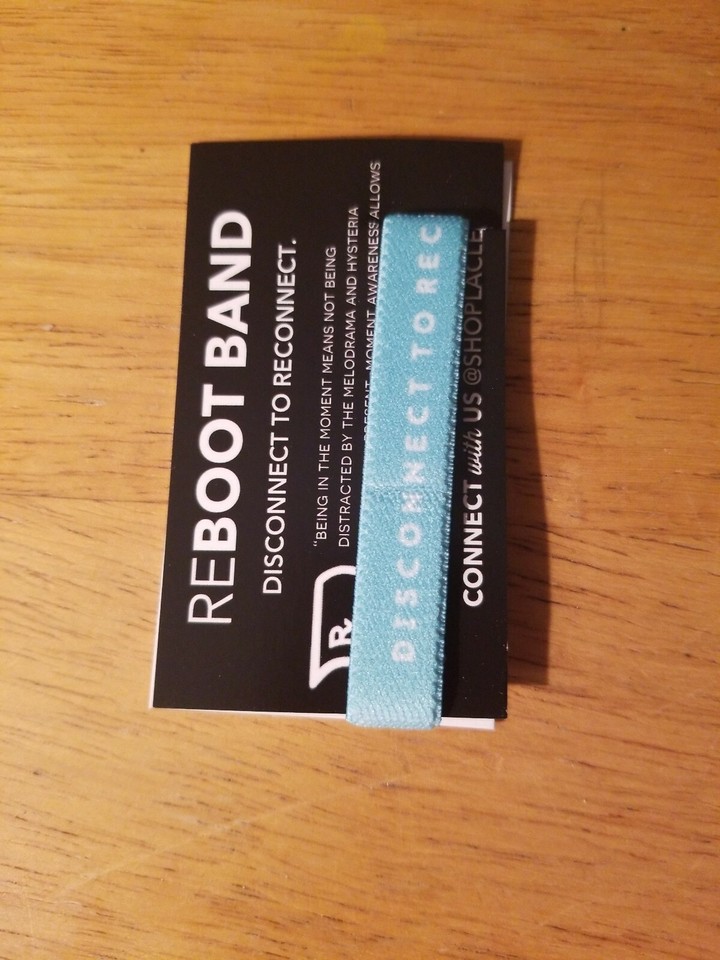Refocus Bands Reboot Band, "Wear it. Flip It. Refocus." Dissconnect ...