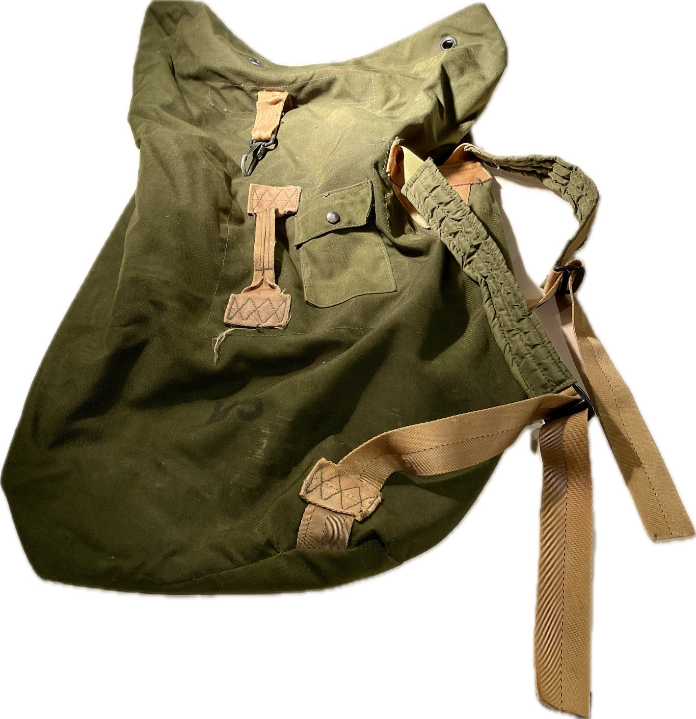 Set Of 5 Vintage US Army Military Bags - Gem
