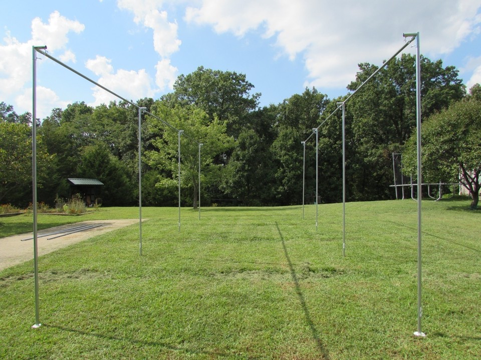 Batting Cage Frame Kit 10' x 12' x 40' EZ UP & DOWN Baseball Softball ...