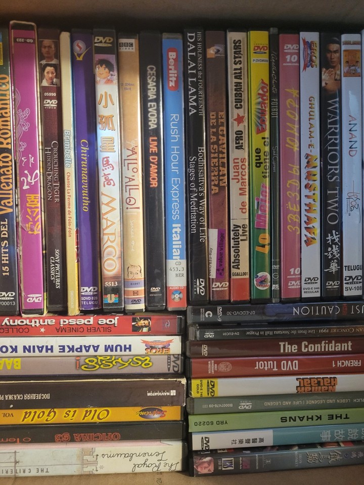 42 - DVD Lot Foreign Language Unknown Movies, Shows & More Assorted ...