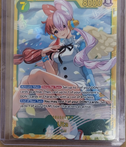 One Piece CCG Uta EB03-001 Secret Rare Special Memorial Collection Foil ...