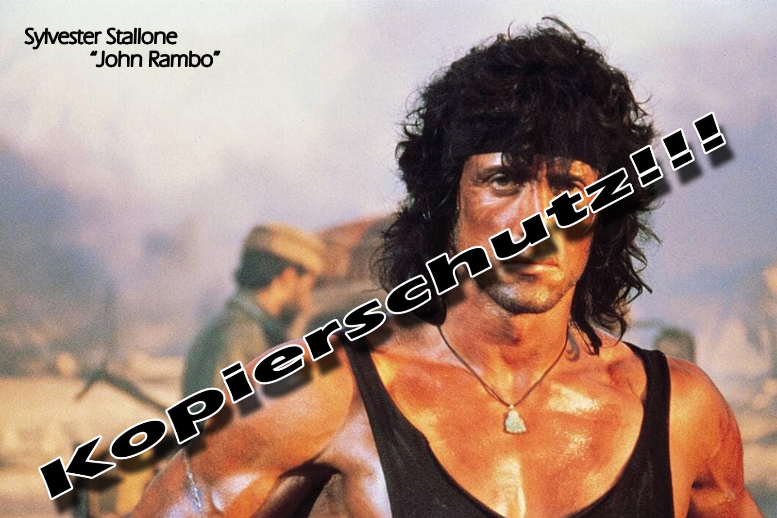 Sylvester Stallone "John Rambo" photo post size | eBay