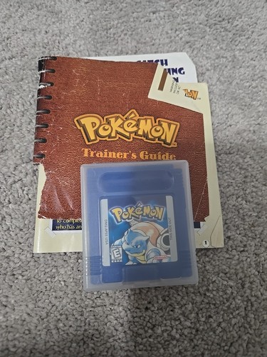 Pokemon Blue Gameboy Game Nintendo With Instructions | eBay