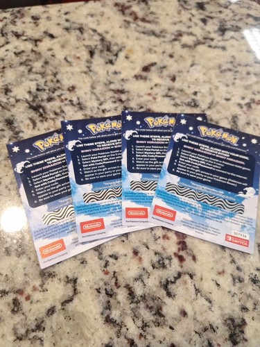 4 Gamestop Cards. Sold separately for Legendary Pokémon. | eBay