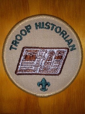 Troop Historian Patch BSA Boy Scouts of America Fleur-de-Lis & Open ...