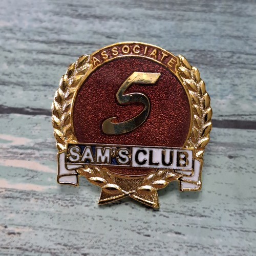 Sam's Walmart Associate Employee Pin - Sam's Club 5 Year Associate ...