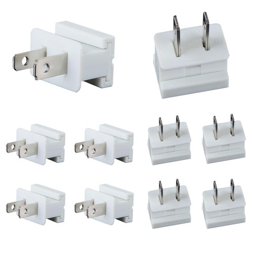 SPT-1 Vampire Plugs - 10Pcs Male White - Connector Extension Cord Ends ...