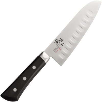 KAI SEKI MAGOROKU AB5428 Honoka Kitchen Santoku Dimples Knife 165mm 6.5 ...