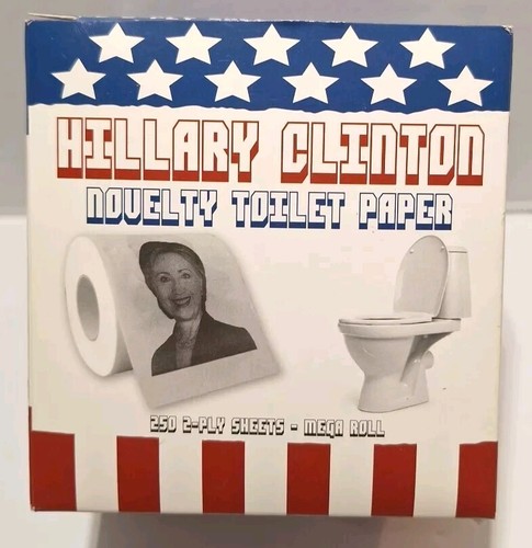 Hillary Clinton Toilet Paper Collectible Novelty Toilet Paper Gag Gift ...