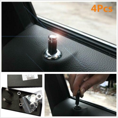 Carbon Fiber Interior Dash Door Lock Knob Pins For Auto Car Truck ...
