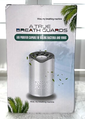 NIB -A True Breath Guards UV Air Purifier for Bacteria and Virus -Model ...